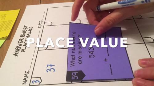 PLACE VALUE TASK CARDS/ 2ND GRADE AND 3RD GRADE PLACE VALUE TASK CARDS