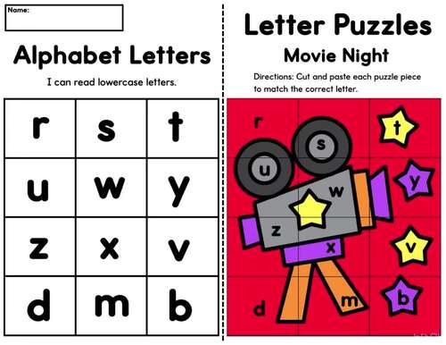 Alphabet Match-Up! No Prep Upper and Lowercase Cut and Paste Activities