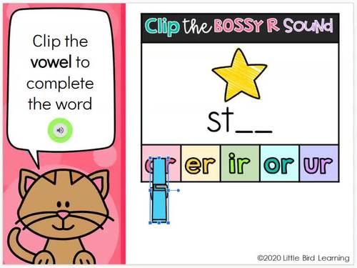 R-Controlled Vowels - Digital Clip Cards | Distance Learning | Google ...
