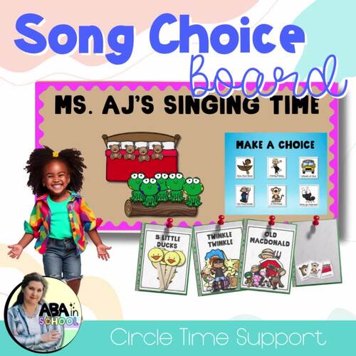 Circle Time board - Circle time songs for preschool morning work - Song ...