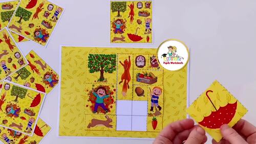 AUTUMN Logic Game Repeat the pattern Activities I Fall October Fine ...