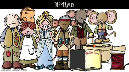 Desperaux clip art Literature clip art Mouse clip art Book Companion ...