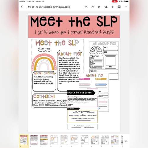 Ultimate SLP Get To Know You Back To School: Rainbows by Passport Speech