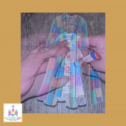 Joseph's Coat of Many Colors Bible Craft | Genesis 37 Sunday School ...