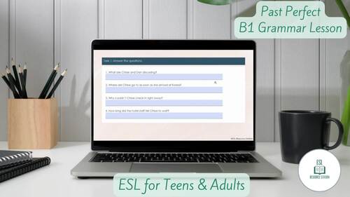 B1 Grammar Lesson Plan, Worksheets - Past Perfect - Teens & Adults ESL ...