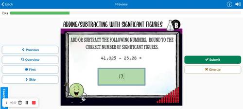 CHEMISTRY BOOM™ CARDS: ADDING AND SUBTRACTING WITH SIGNIFICANT FIGURES