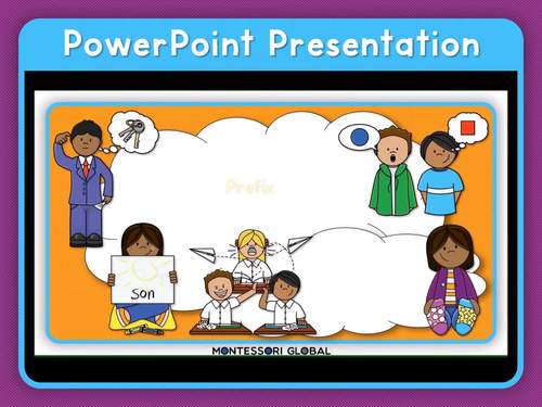 Prefix | mis | Presentation | Boom Cards | Montessori Matching Cards ...