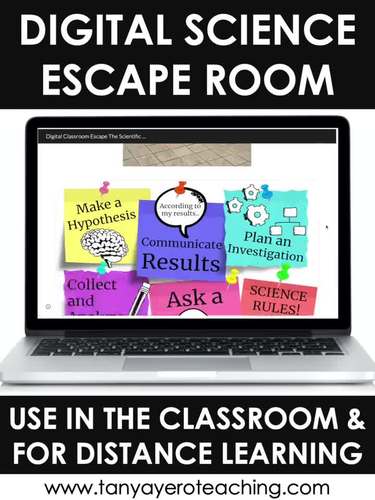 Science Digital Escape Room Scientific Method Distance Learning | TPT