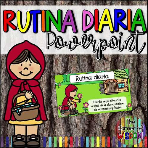 Rutina Diaria Caperucita Roja - Little Red Riding Hood Daily Routine in ...