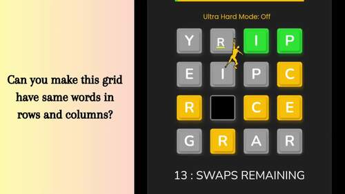 Four Word Grids - Set 2 by WeSay | TPT