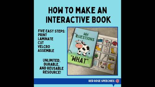 Winter Interactive Books - January Snowman Themed Language Therapy