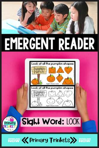 "LOOK" Emergent Readers Book by Primary Trinkets | TPT
