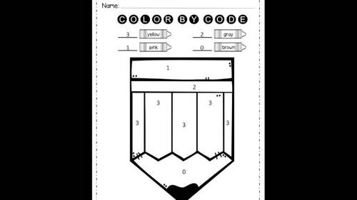 August Color by Code-----EDITABLE! by Kinder Kangaroo | TPT