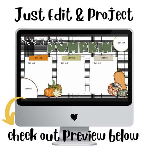 Daily Agenda Slides Editable English Spanish Google Slides Fall October ...