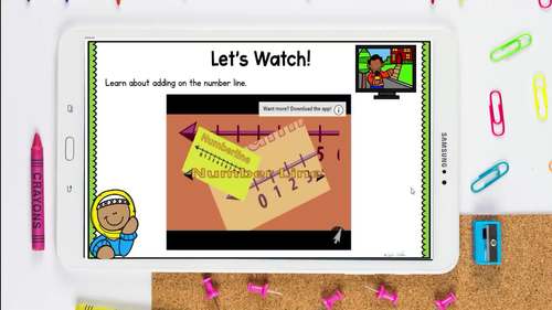 Add Using the Open Number Line - 2nd Grade Math Digital Mini Lesson - 2 ...
