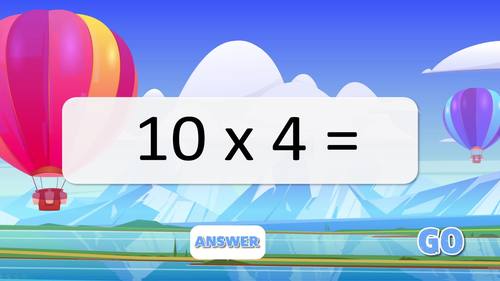 FUN TIMES TABLES GAMES - Self Checking - Powerpoint Times Table Randomisers