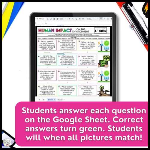 Human Impact on the Environment Activity - 5th NGSS Ecosystems Digital Game