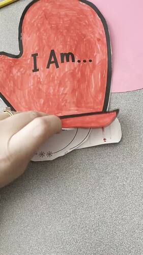 SEL Social Emotional Affirmation Craft for Self Love - Mitten / Winter ...