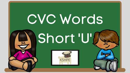CVC Words, Short U, Video and Slides, eBook, Phonics Practice Reading