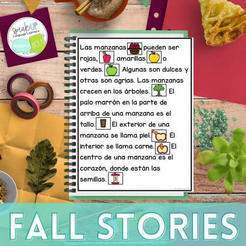 Spanish Fall Reading Comprehension Activities Lecturas de comprensión