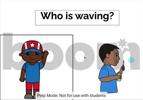 Action Verbs: Informal Assessment Boom Cards by SpeechBytheBeach29