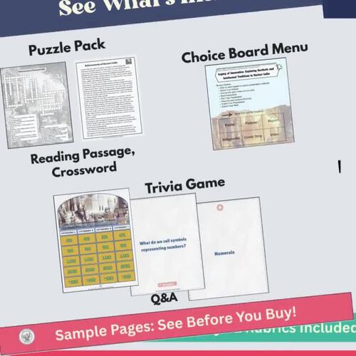 HSS 6.5.7 Bundle: Intellectual & Aesthetic Traditions in Ancient India