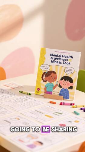 Mental Health & Wellness Toolkit | Printable Worksheets for Anxiety