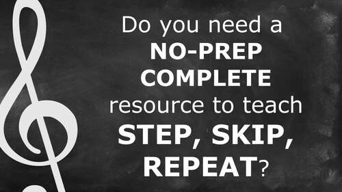 Identify Intervals - Step Skip Repeat Music Boom Cards with Teaching Videos