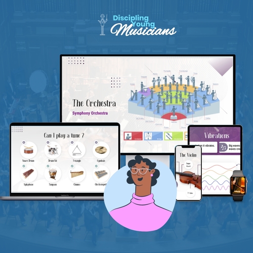 Instruments of the Orchestra Presentation by Little House Lessons LLC