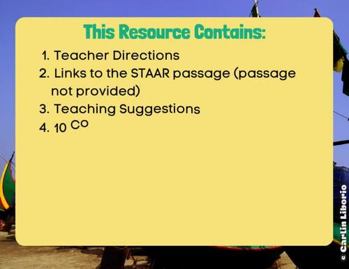 6th Gr.-Reading Comprehension-Nonfiction-STAAR New Question Types- Set ...