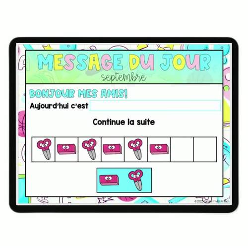 Message du Jour Septembre | French Message of the Day September | TPT