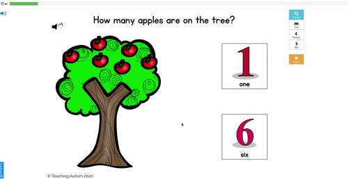 Apple Math Activities | Counting Apples Boom Cards by Teaching Autism