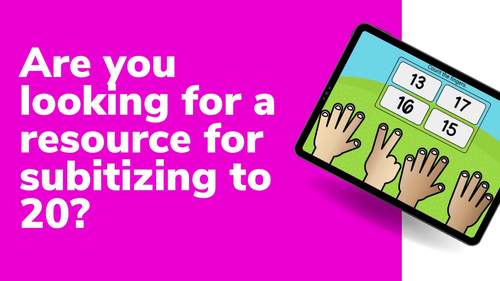 Counting Fingers to 20 Boom Cards by Fiddleheads | TPT