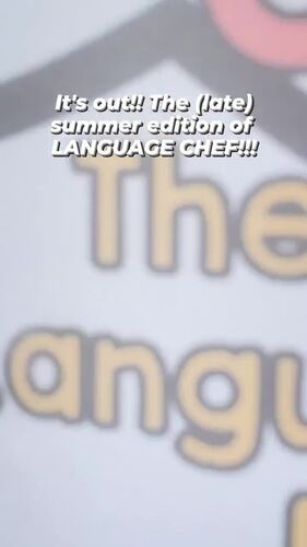 LANGUAGE CHEF| Summer| Language Skills| Cooking| Visual Recipes by ...