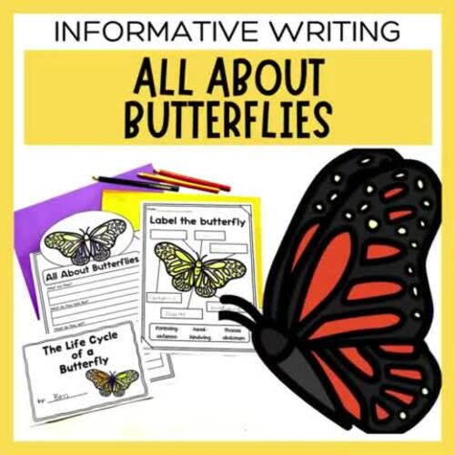 All About Butterflies | Butterfly Life Cycle & Flipbook | Label A Butterfly
