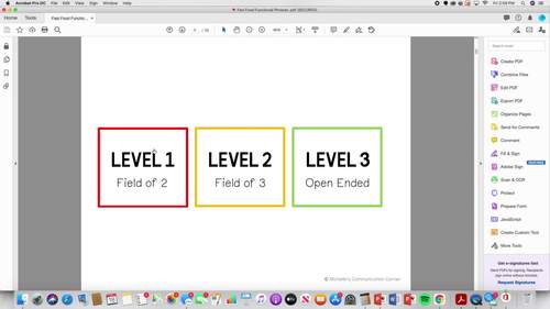 Functional Phrases/Sentences - Fast Food - Life Skills - No Print
