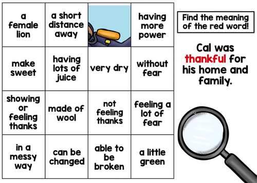 Suffixes Mystery Pictures Vocabulary Boom Cards by Bright Minds Engaged