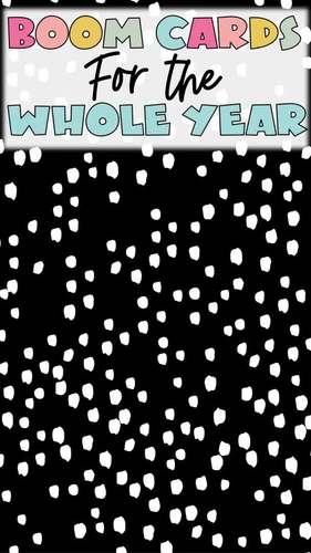 Seasonal BOOM Cards Mega Bundle | Digital Task Cards for the Whole Year