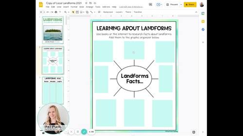 Landforms Science Unit by Poet Prints Teaching | TPT