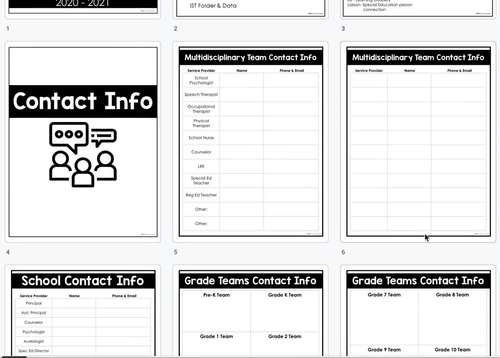 Digital IEP Caseload Binder | Digital Special Education Teacher Binder