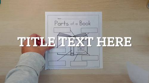 Parts of a Book Poster Worksheet by Kiddie Concepts | TPT Parts of a Book Poster Worksheet by Kiddie Concepts | TPT