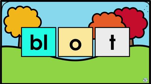 Fall Beginning Blends with Short Vowels Digital CCVC Scarecrow ...