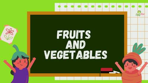 Fruits and Vegetables Preschool Circle Time Lesson for Kids PPT/Google ...