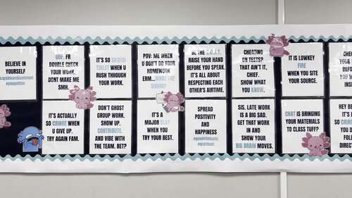 Cringe Middle School Bulletin Board 39 Gen Alpha Slang by Who Let The ...