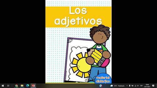 Adjetivos, posters digitales | PowerPoint | Spanish Resources | TPT