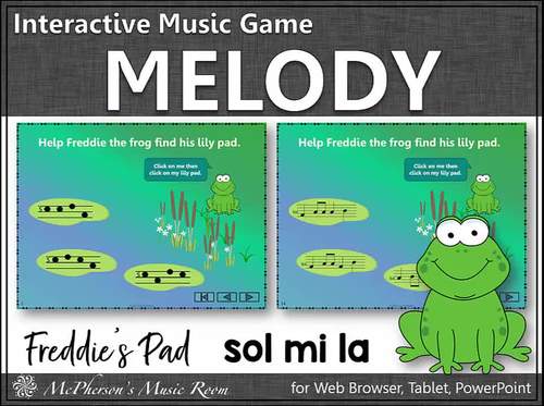 Solfege | Interactive Melody Game Sol Mi La {Freddie's Pad} by Linda ...