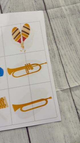 2 piece puzzle game, Music Instrument matching Cut/Sort, busy work center