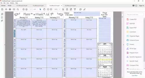 Editable Teacher Planner 2021-2022 with Free Updates by Hodge Podge Studies