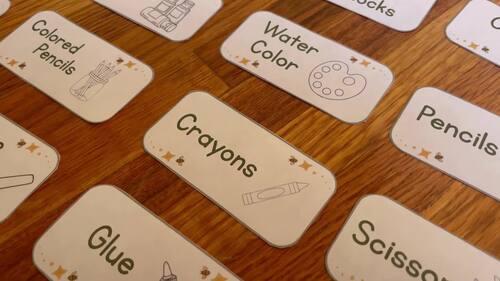 Classroom Labels – Printable, Neutral Picture & Text Versions | Student ...
