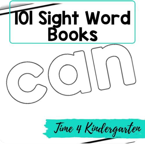 Sight Word Activity Books for Kindergarten and First Grade | TpT